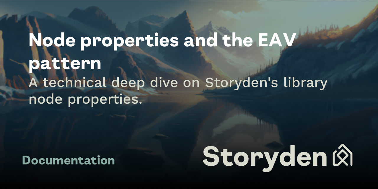 Node properties and the EAV pattern