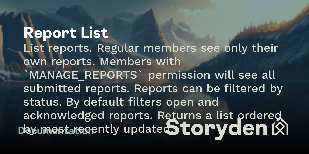 Report List